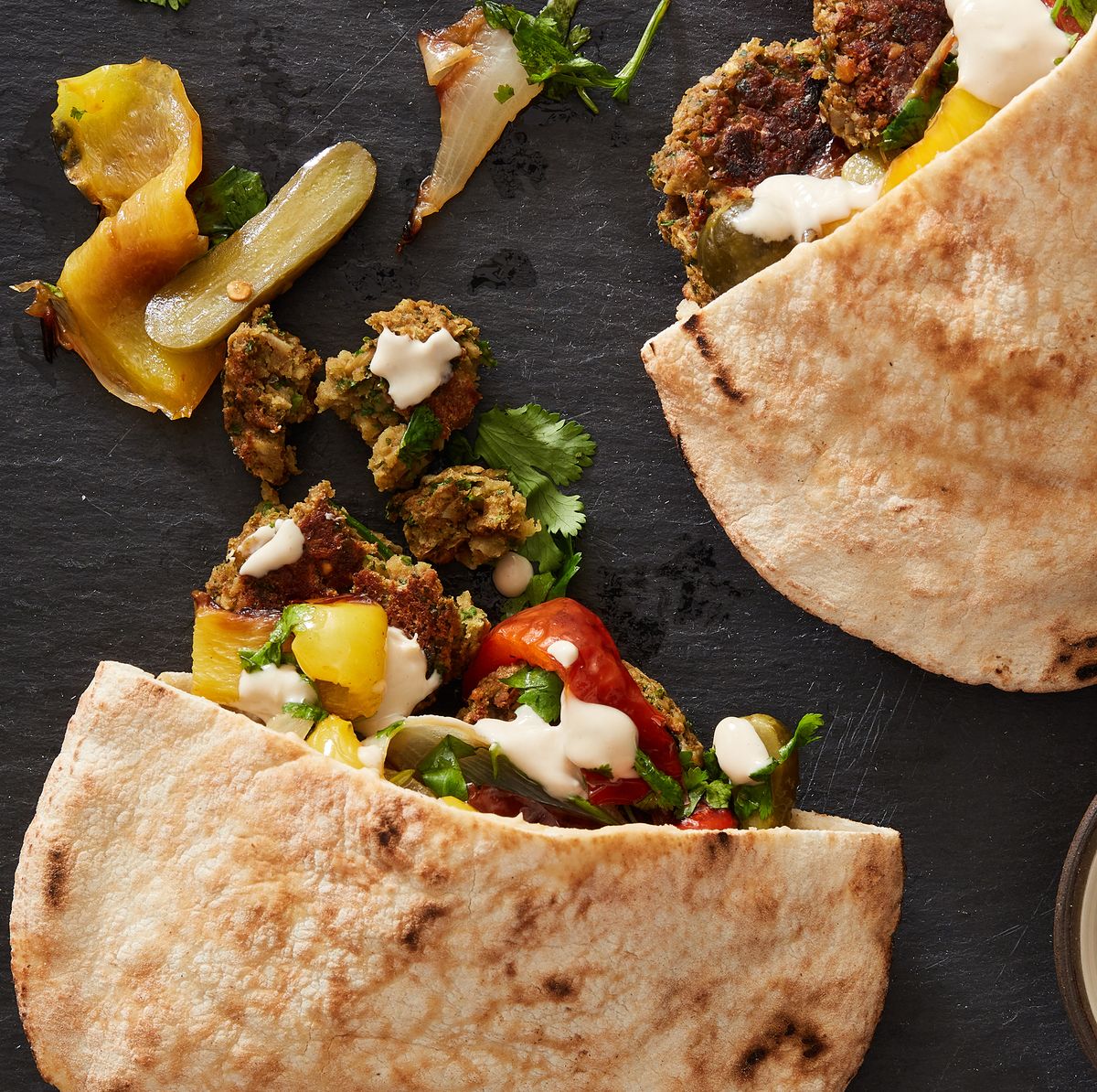 ROASTED VEGETABLE & FALAFEL WRAP